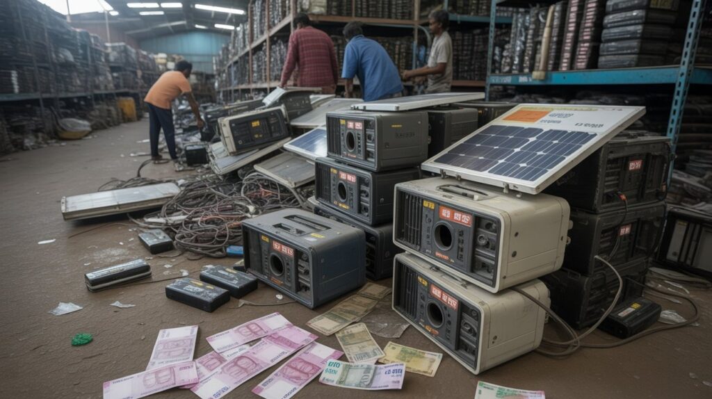 Solar Scrap Dealers in Hyderabad | Sell Your Inverter & Battery Scrap